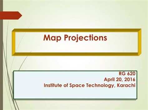 PPT Map Projections PowerPoint Presentation Free Download ID 9472641