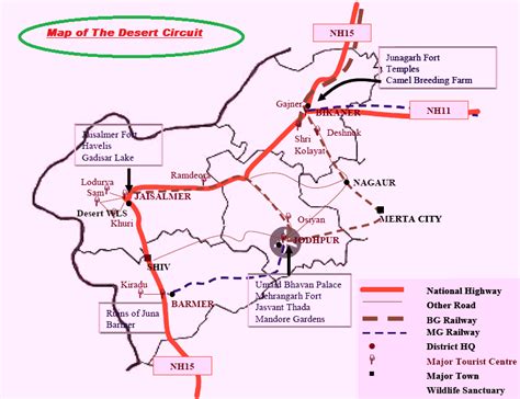 Desert Tourism Circuit Of Rajasthan Various Colours Of Rajasthan