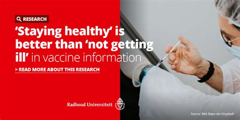 ‘staying Healthy Is Better Than ‘not Getting Ill In Vaccine