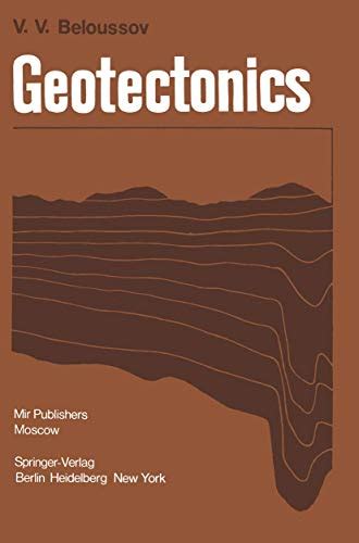 Geotectonics By V V Beloussov Goodreads