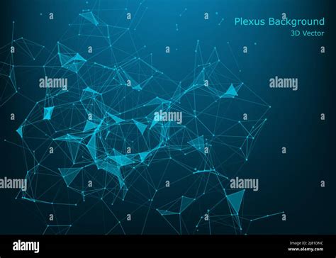 Geometric Graphic Background Molecule And Communication Big Data