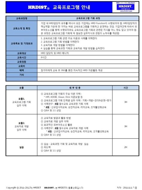 교육프로그램 기획 과정 네이버 블로그
