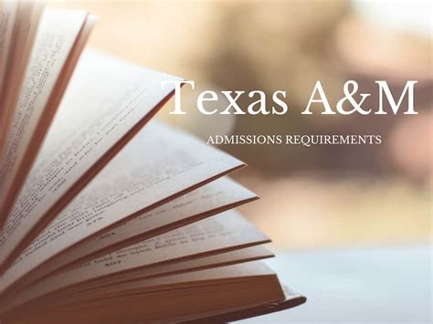 Texas Aandm Admissions Requirements College Shortcuts