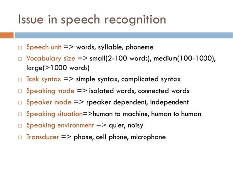PPT Automatic Speech Recognition PowerPoint Presentation Free