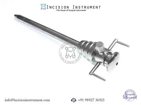 Laparoscopic Hasson Trocar 5mm Stainless Steel Reusable Surgical Instrument With Stopcock At