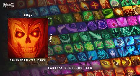 Fantasy RPG Icons Pack In D Assets UE Marketplace