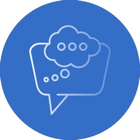 Thinking Gradient Line Circle Icon 40832526 Vector Art At Vecteezy