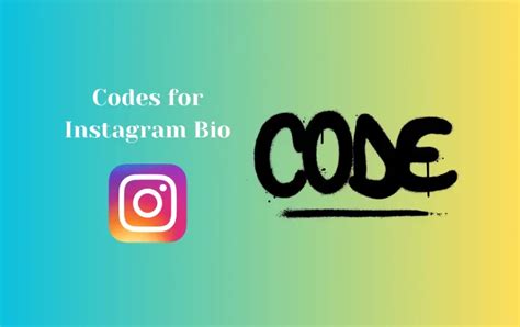 Best Codes For Instagram Bio Latest Codes For Instagram Bio