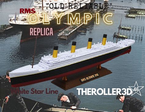 12 Rms Olympic Model Highly Detailed Replica By Theroller3d 1 Foot