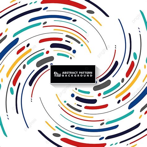 Abstract Colorful Stripe Line Of Swirl Pattern Cover Background Rainbow Graphic For