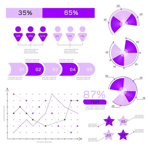 Premium Vector Infographic Elements Abstract Data Visualization