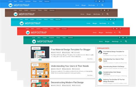 Mdfostrap Material Design Template [update] Hadesdzgn