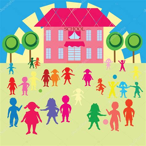 Картинки з дітьми та школа — Стокове фото © Hibrida13 3246335