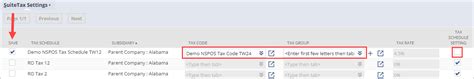 Netsuite Applications Suite Subsidiaries Settings