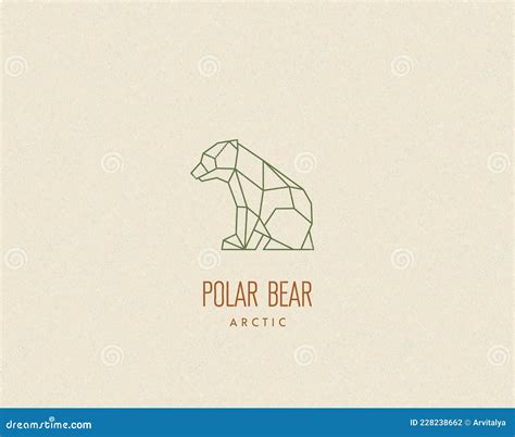 Polygon Bear Silhouette Vector Illustration 228238514