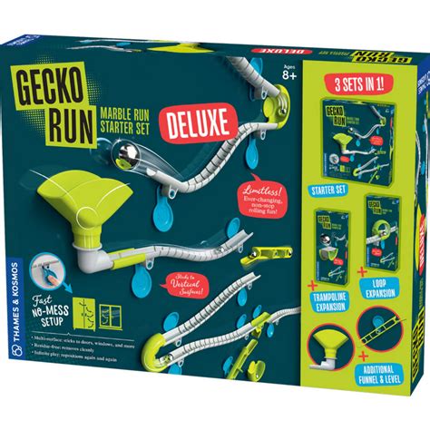 Gecko Marble Run Deluxe Starter Set The Toy Store