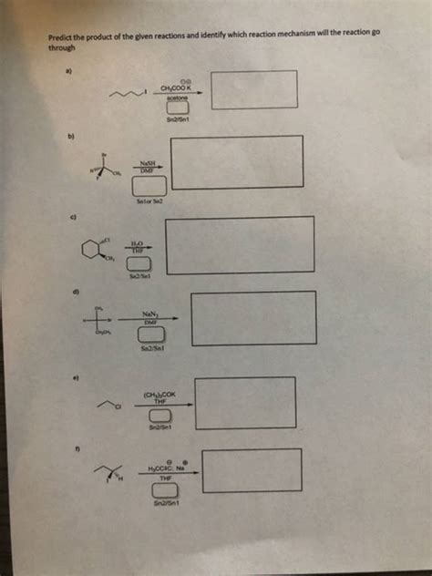 (Solved) - Predict The Product Of The Given Reactions And Identify Which... (1 Answer) | Transtutors