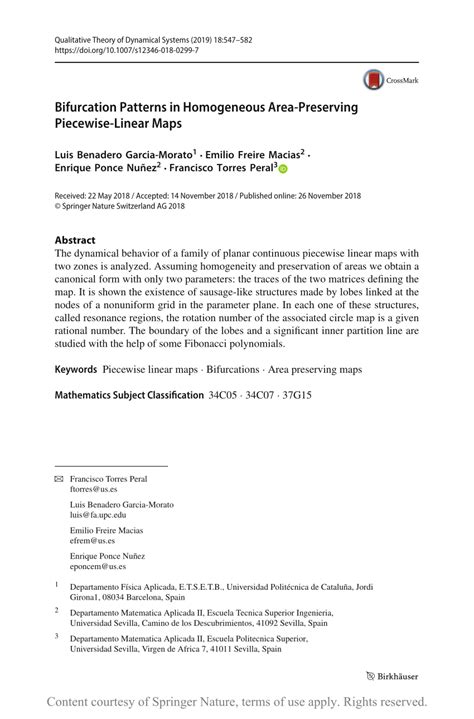 Bifurcation Patterns In Homogeneous Area Preserving Piecewise Linear