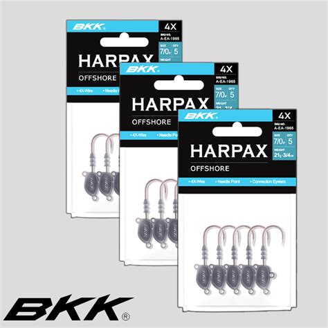 BKK Harpax Offshore Jigheads - Tyalure Tackle