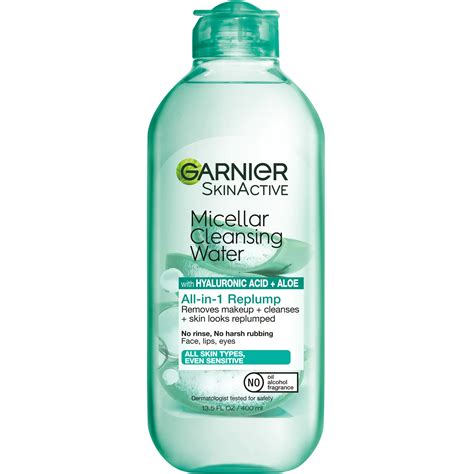 Garnier Skinactive Micellar Cleansing Water All In 1 Hyaluronic Acid Replump 400ml Superette