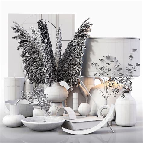 Decor Set 081 3d Model Cgtrader