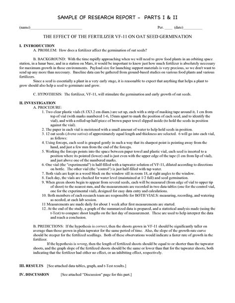 Simple Research Report In Pdf