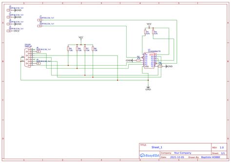 Atari To Coco Joystick Adapter Oshwlab