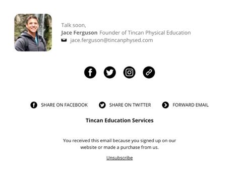 Email Signature Best Practices Guide With Examples MailerLite Email Signatures Mailerlite