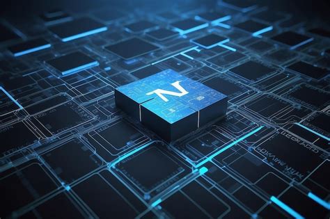 Premium Photo Blockchain Network Concept Distributed Ledger Technology Block Chain Text And