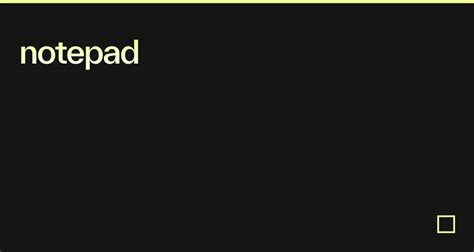 Notepad Codesandbox