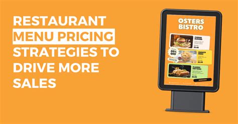 Restaurant Menu Pricing Strategies To Drive More Sales