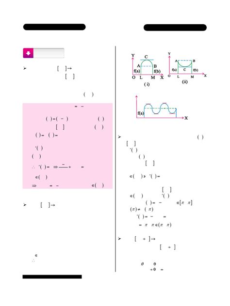 Mean Value Theorems Pdf Mathematical Analysis Mathematical Concepts