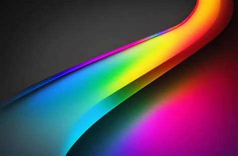 Premium Ai Image Rgb Gradient Color