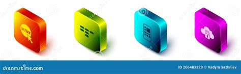 Set Isometric Ui Or Ux Design Site Map Mobile Apps And Cloud