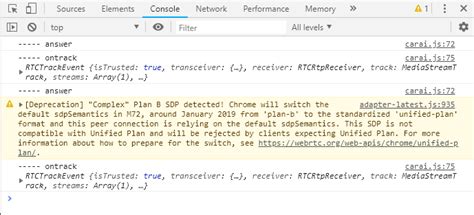 Javascript Getting Images In Second Peer Using Webrtc Without A