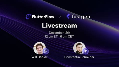 Flutterflow X Fastgen Livestream Building A Mealprep App Youtube