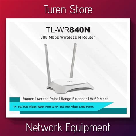 Jual Tp Link Tl Wr840n Wireless Router N300 Access Point Wisp Repeater Shopee Indonesia