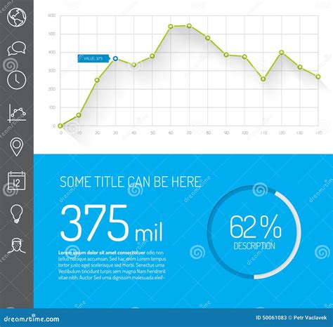 Infographic Dashboard Template Admin Panel Ui Diagrams Graphs And