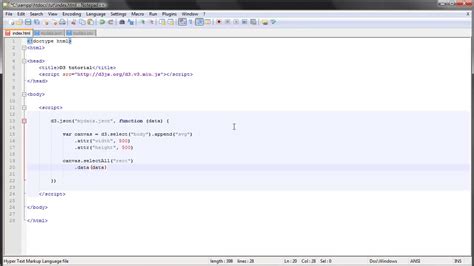 10 D3 Js Tutorial For Beginner 2019 10 Loading External Data Youtube