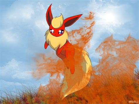 Cute Flareon Wallpaper