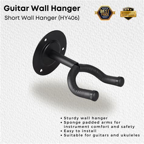 Guitar Ukulele Violin Wall Hanger Instrument Holder Round Plated