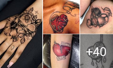 Ideas De Tatuajes De Corazón Heridos Mamas Con Familia