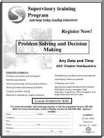 PPT DECISION MAKING PROBLEM SOLVING AND CRITICAL THINKING