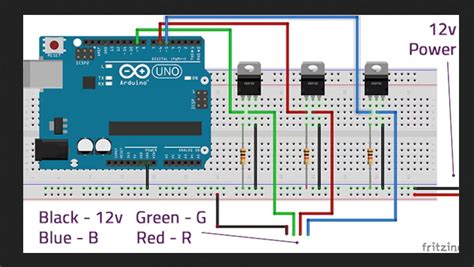 Controlling 24v Led Strips With My Pc Links Provided Leds And Multiplexing Arduino Forum