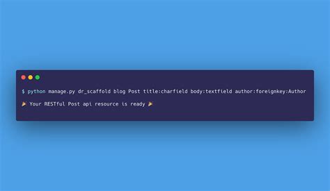 I Built A Django Scaffold Library That Creates A Fully Functional Rest