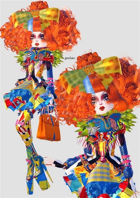 Fashion Collage Art Doll Maximalist Outfit Dti Dress To Impress