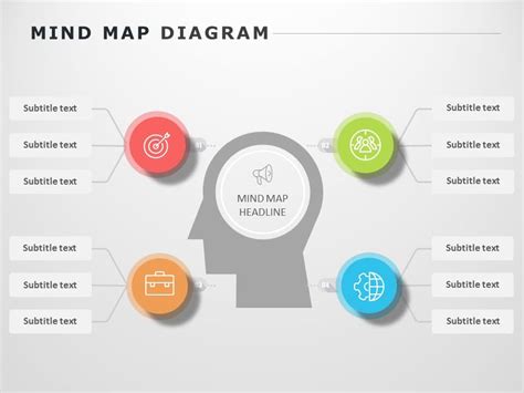Mindmap Powerpoint Template 67738 Templatemonster 40D