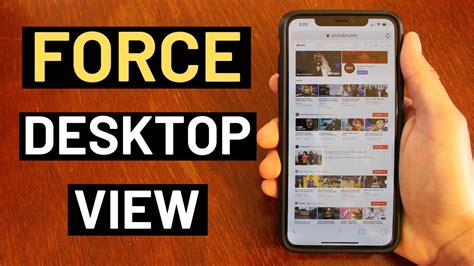 How To Force YouTube Desktop View On IPhone IOS YouTube