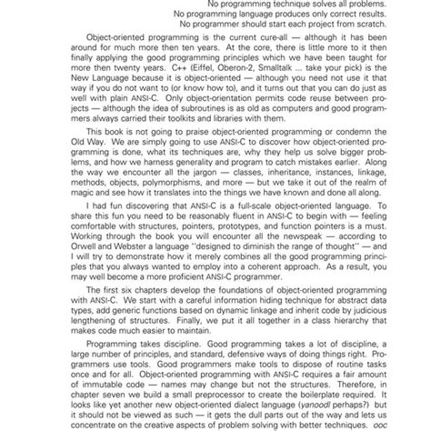 خرید و قیمت دانلود کتاب Object Oriented Programming With Ansi C ویرایش 1 ترب