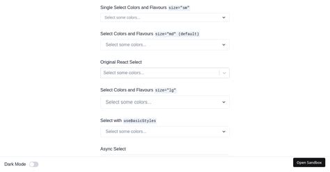 chakra react select ts demo codesandbox